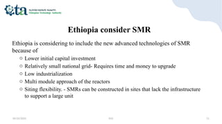 Country Status safety of RWM of SMR in Ethiopia 2025.pptx