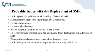 Country Status safety of RWM of SMR in Ethiopia 2025.pptx