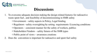 Country Status safety of RWM of SMR in Ethiopia 2025.pptx