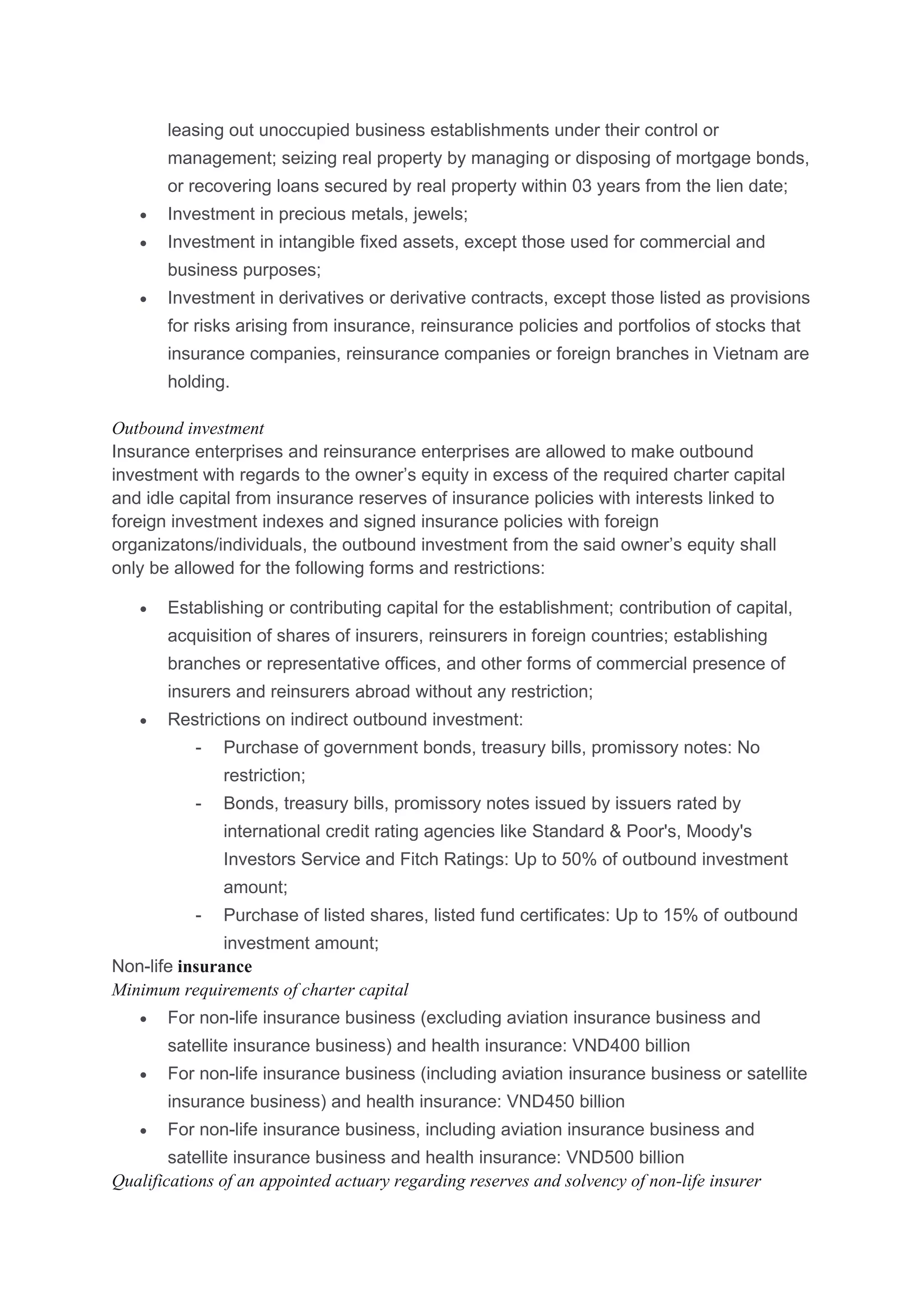 Country Update Vietnam Insurance - updated | PDF