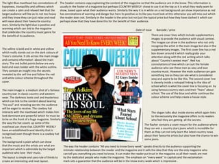 Country weekly | PPT | Free Download