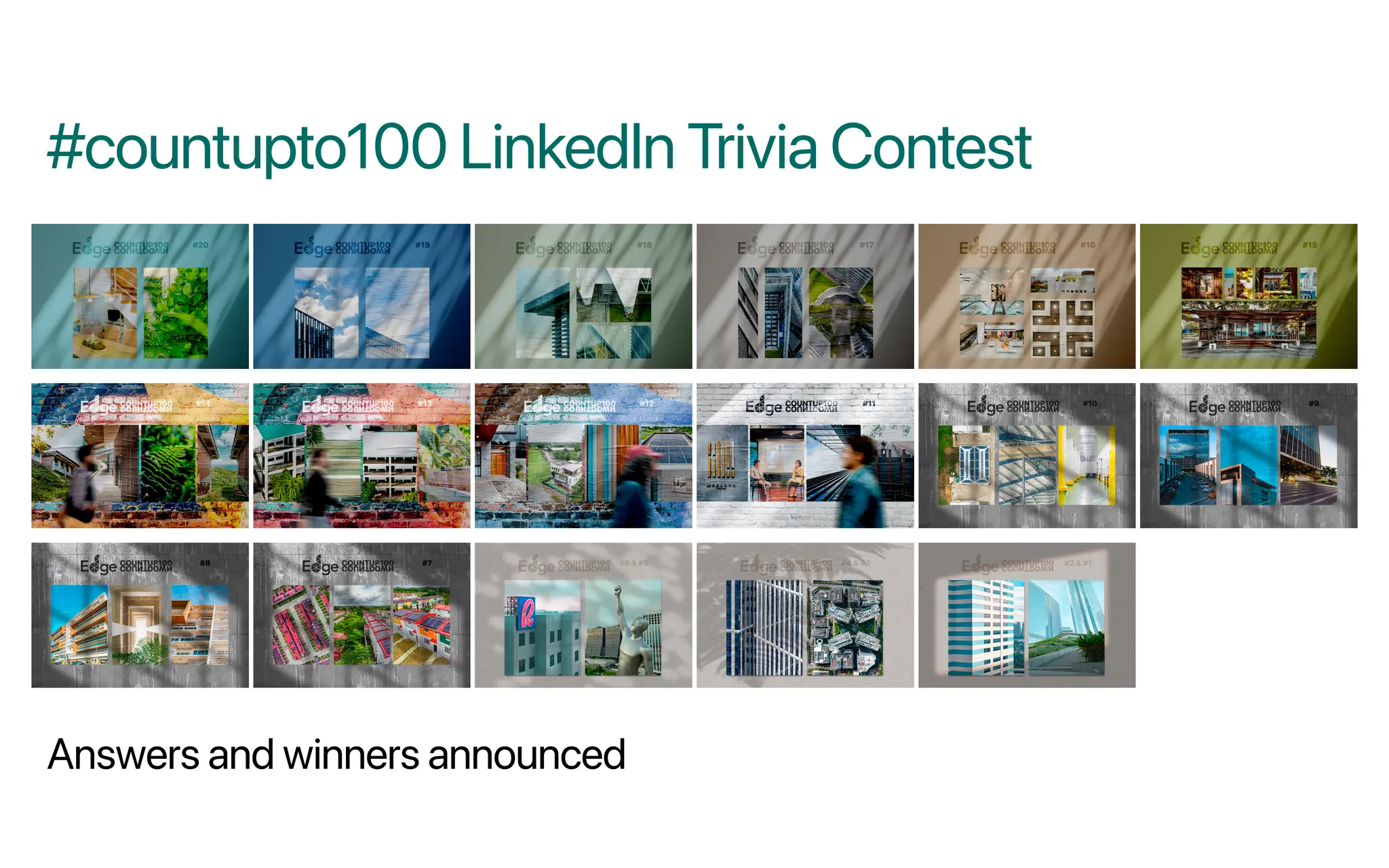 Countupto100 Linkedin Contest Answers And Winners Ppt