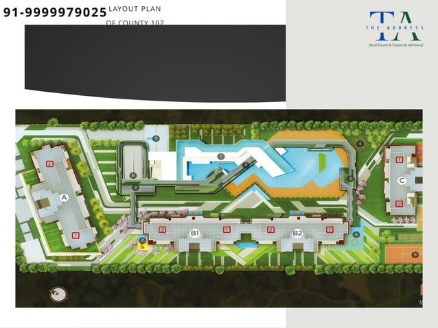 Sample flat of County 107 Noida Expressway.pptx
