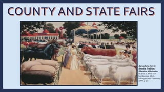 County and State Fairs | PPTX