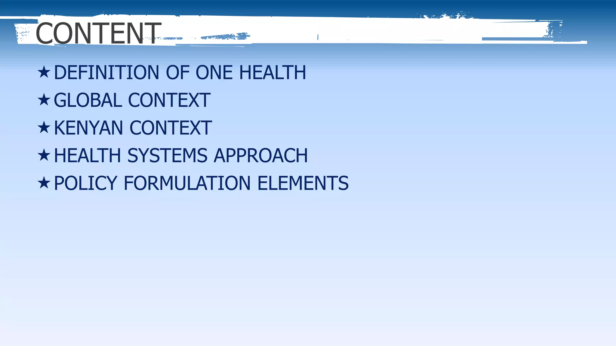 County one health policy development Dr. Elizabeth Ogaja at the 3rd ...