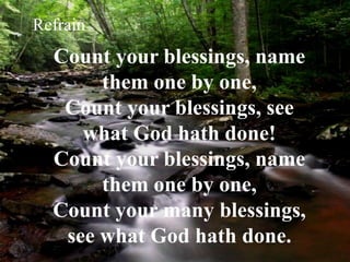 Count Your Blessings | PPTX