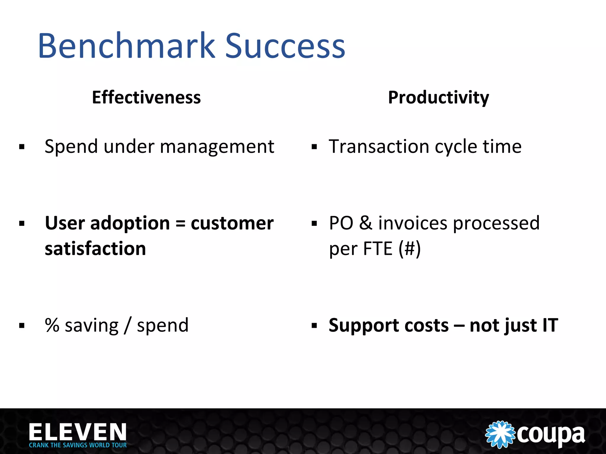 Coupa roadshow master deck atlanta | PDF | Business | Business and Finance