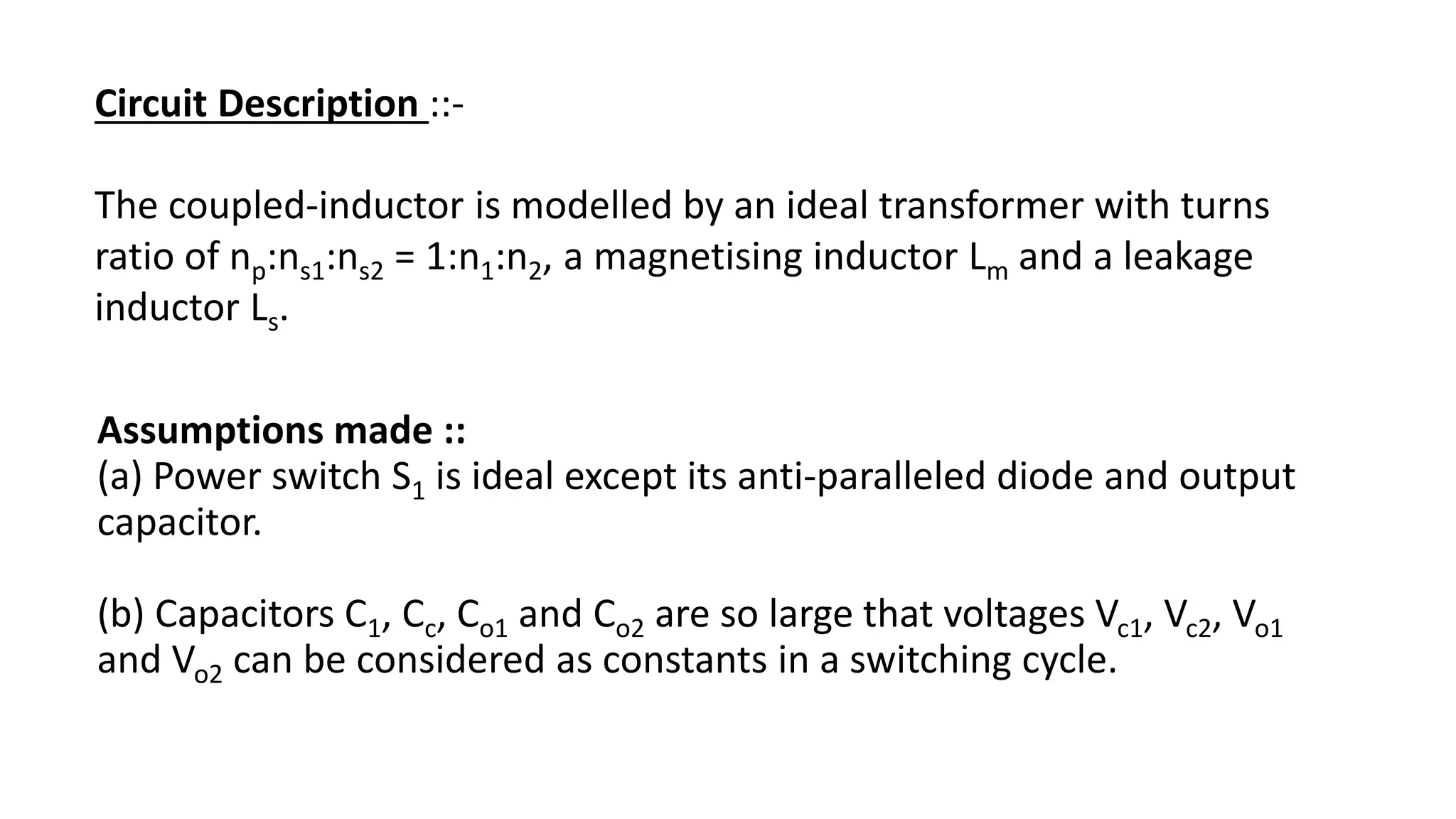 Coupled inductor boost integrated flyback converter with high-voltage ...