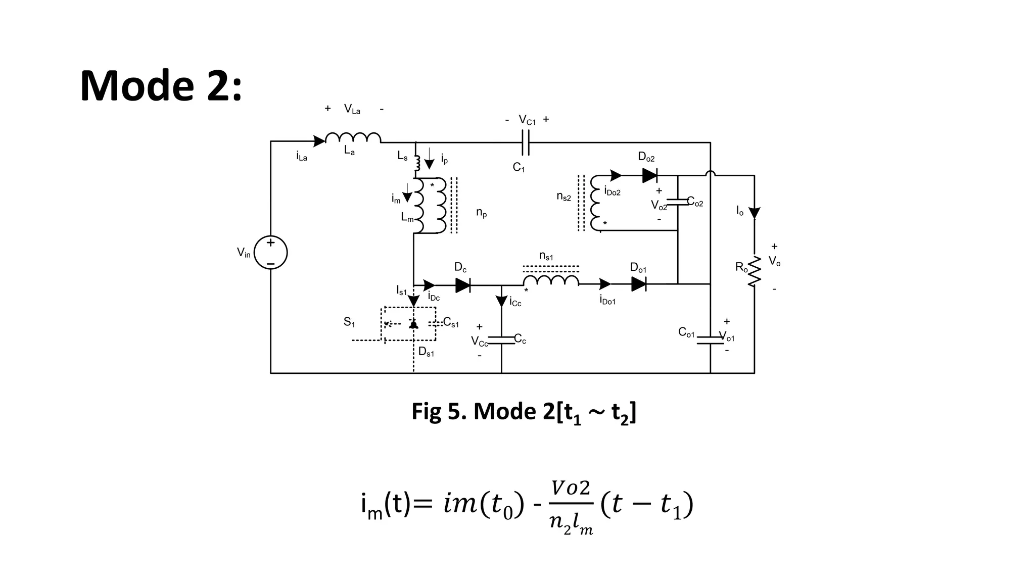 Coupled inductor boost integrated flyback converter with high-voltage ...