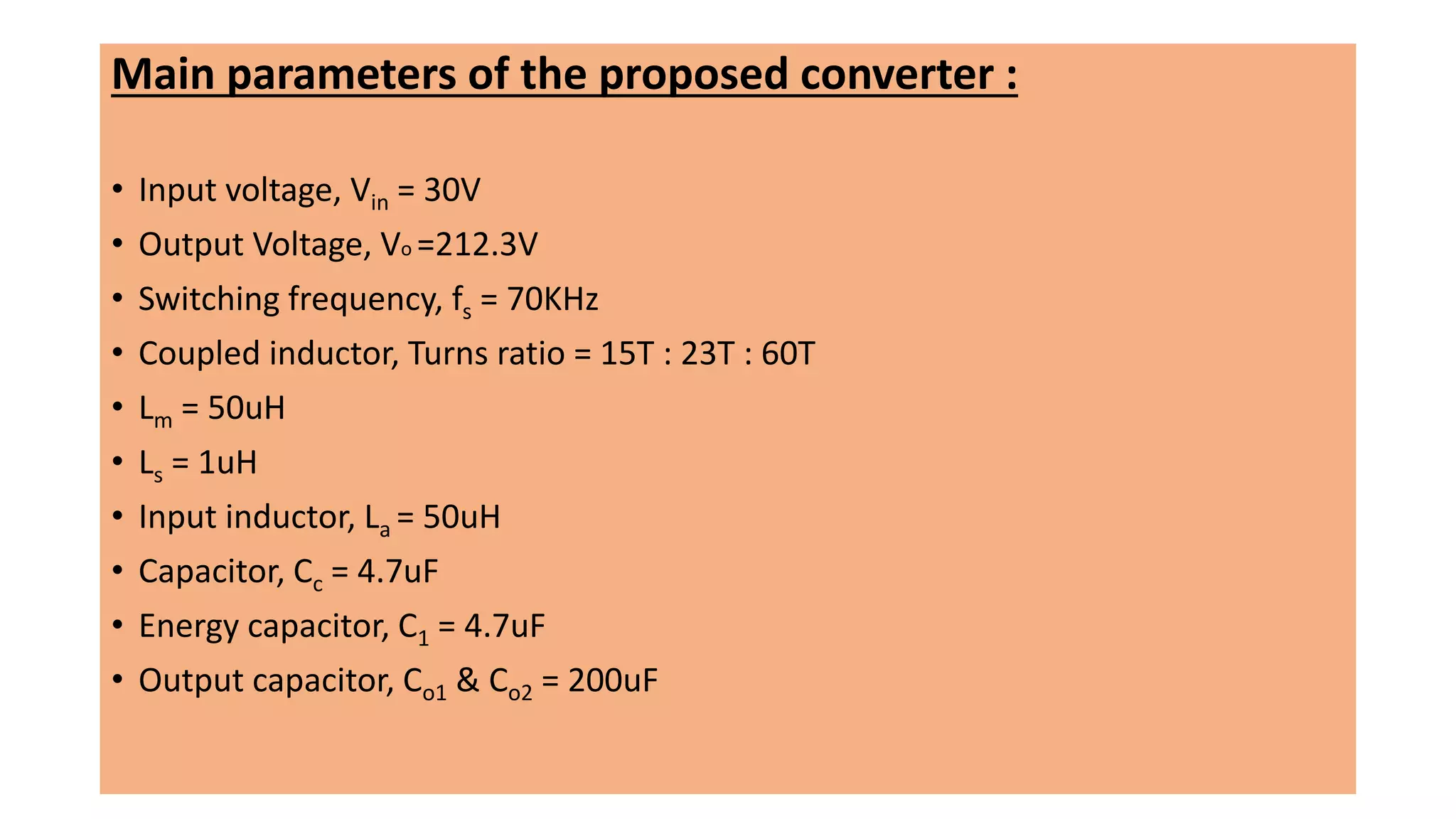 Coupled inductor boost integrated flyback converter with high-voltage ...