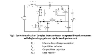 Coupled inductor boost integrated flyback converter with high-voltage ...