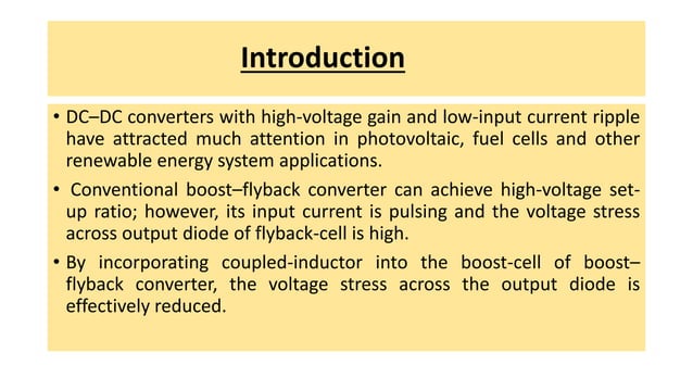 Coupled inductor boost integrated flyback converter with high-voltage ...