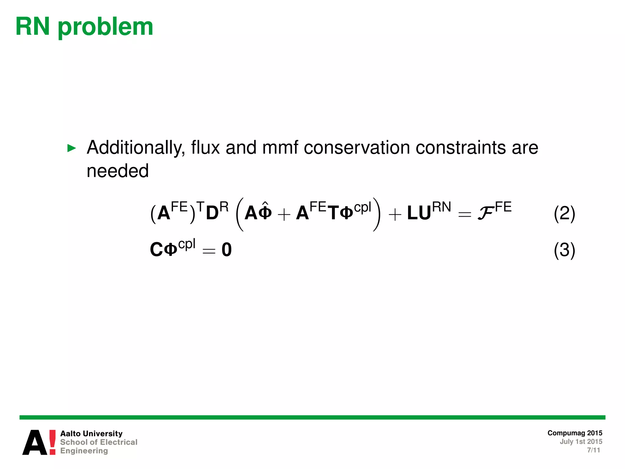 A Systematic Approach For Solving Coupled Reluctance Network And Finite Element Models Ppt