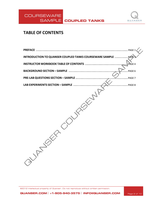 Coupled tanks | PDF | Physics | Science