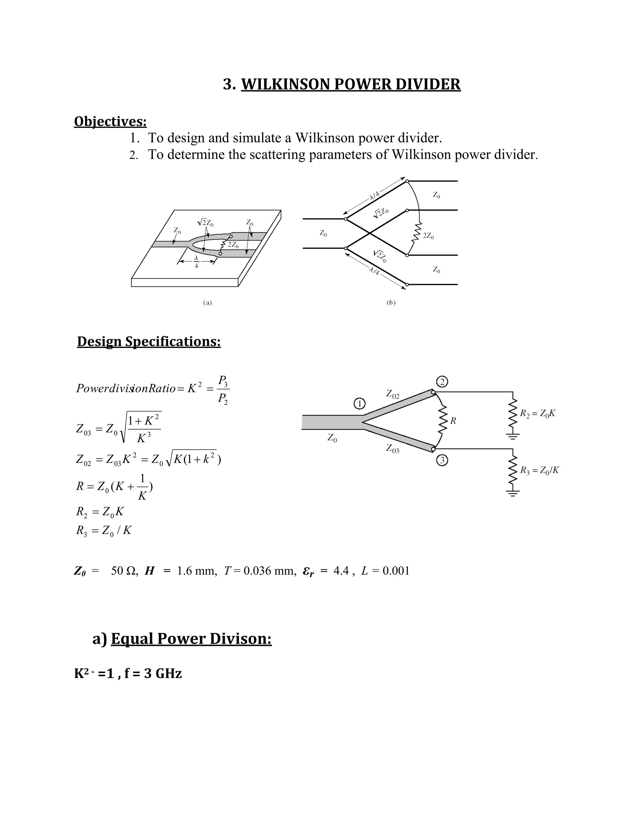 Coupler and power divider design in awr | PDF