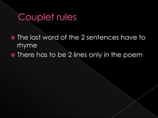 Couplets | PPTX