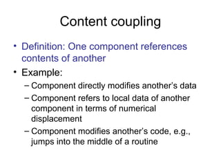 Couplingand cohesion student | PPT