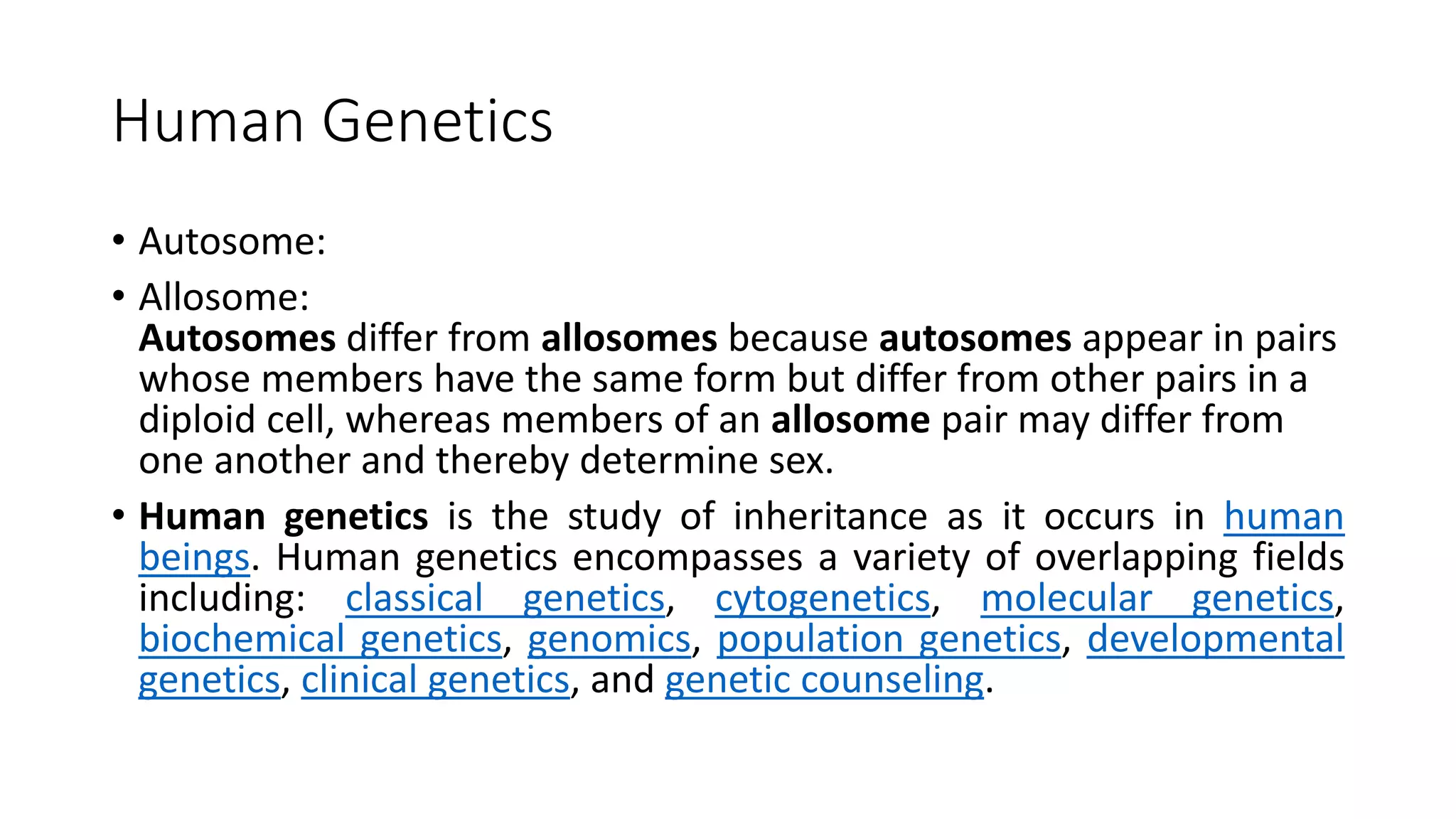 Coupling and repulsion human genetics | PPTX