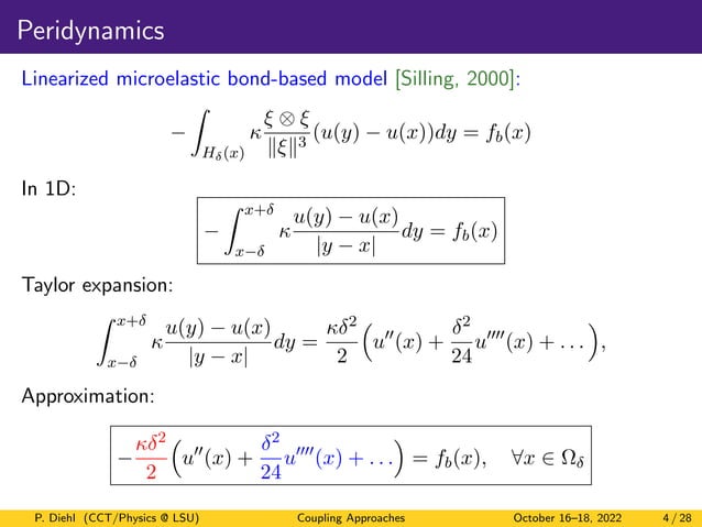 Challenges For Coupling Approaches For Classical Linear Elasticity And Bond Based Peridynamic