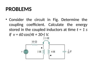 Energy stored in coupled circuit Coupling Circuits.pptx
