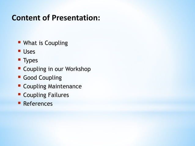 Coupling (Simplest PPT) | PPT