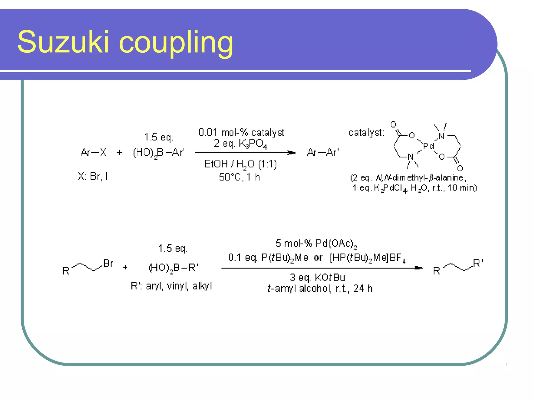Coupling reactions 2 | PPT