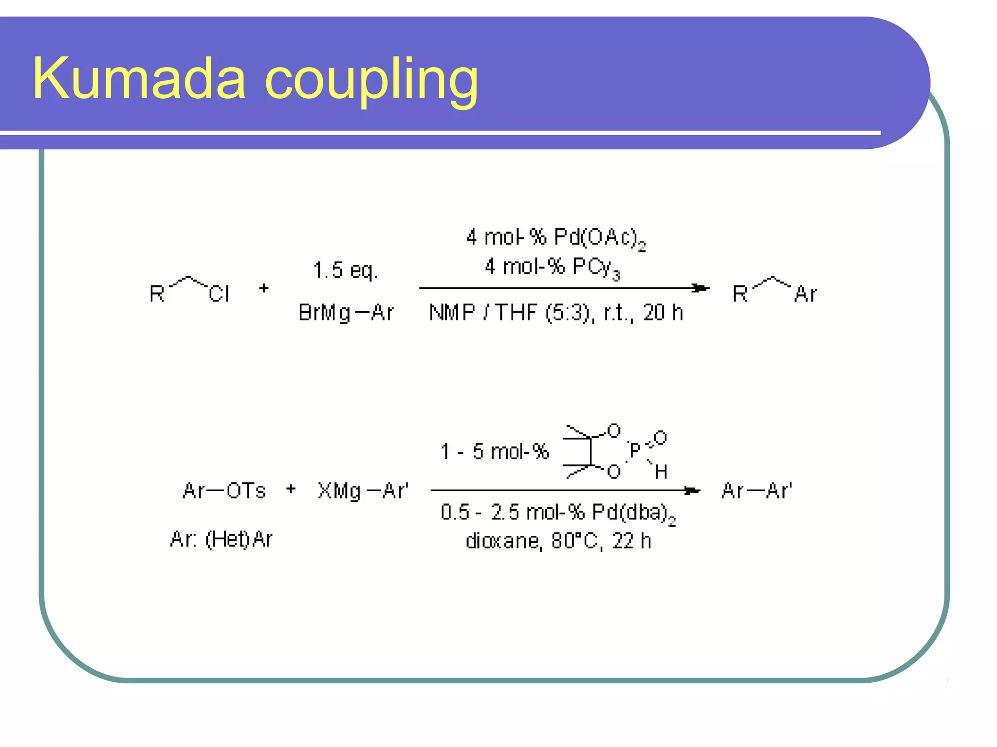 Coupling reactions 2 | PPT