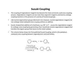 Coupling Reactions in Synthetic Organic Chemistry | PDF | Chemistry ...