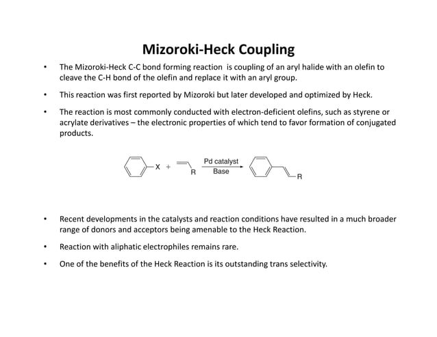 Coupling Reactions in Synthetic Organic Chemistry | PDF | Chemistry ...