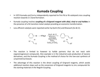 Coupling Reactions in Synthetic Organic Chemistry | PDF