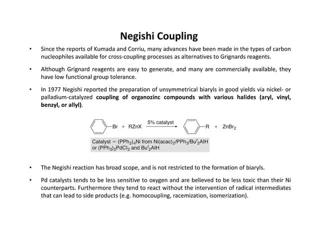 Coupling Reactions in Synthetic Organic Chemistry | PDF | Chemistry ...