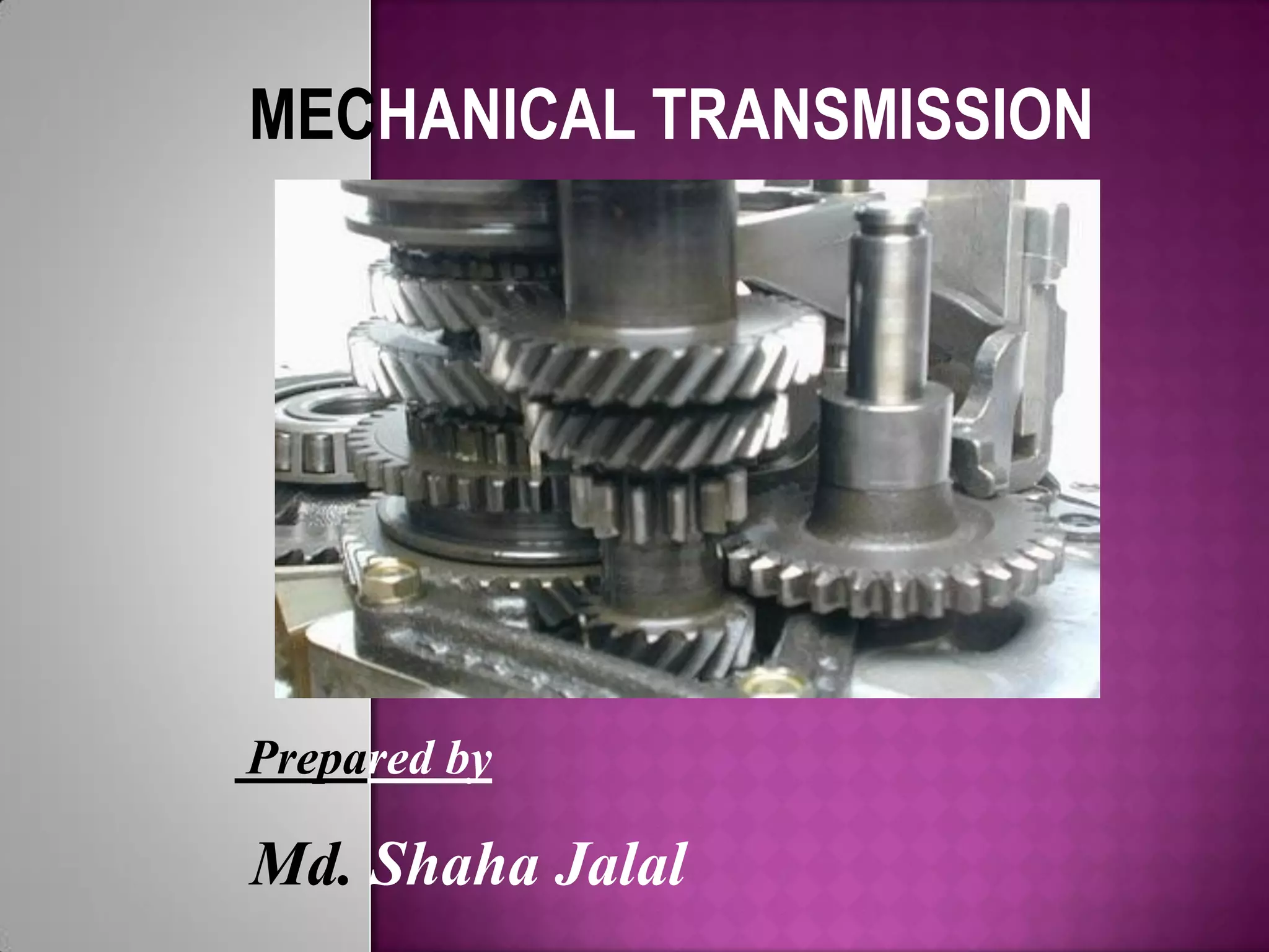 Mechanical Transmission | PDF