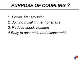 Couplings : Types & Applications | PPT