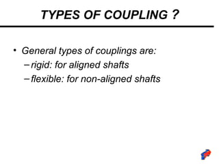 Couplings : Types & Applications | PPT