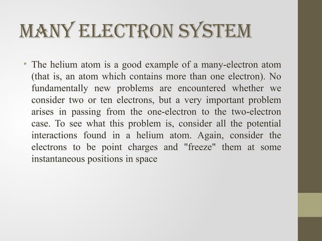 Coupling Scheme and Many Electron System | PPT