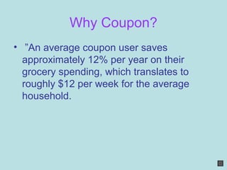 Couponing 101 | PPT