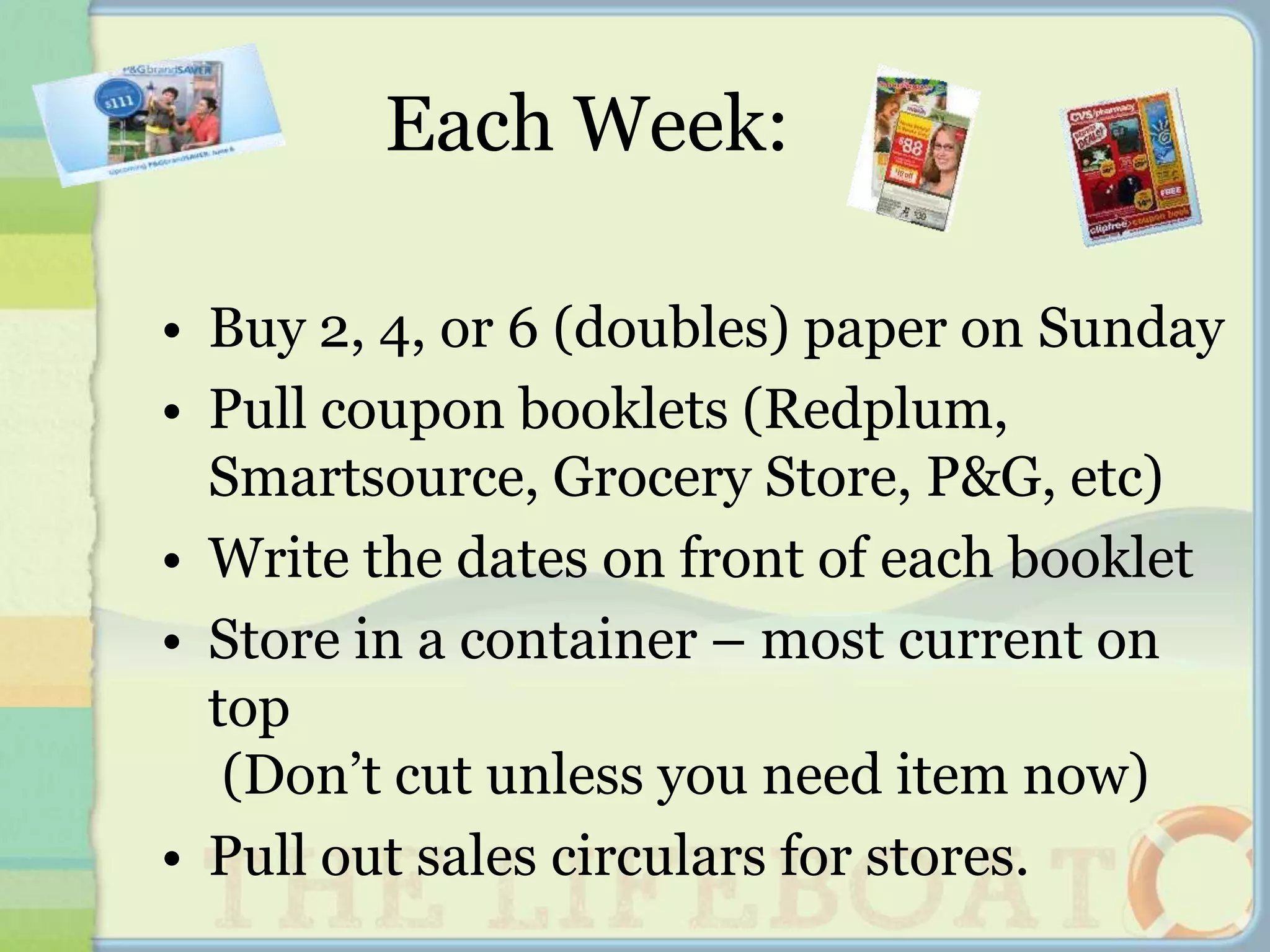 Couponing 101 class | PPT