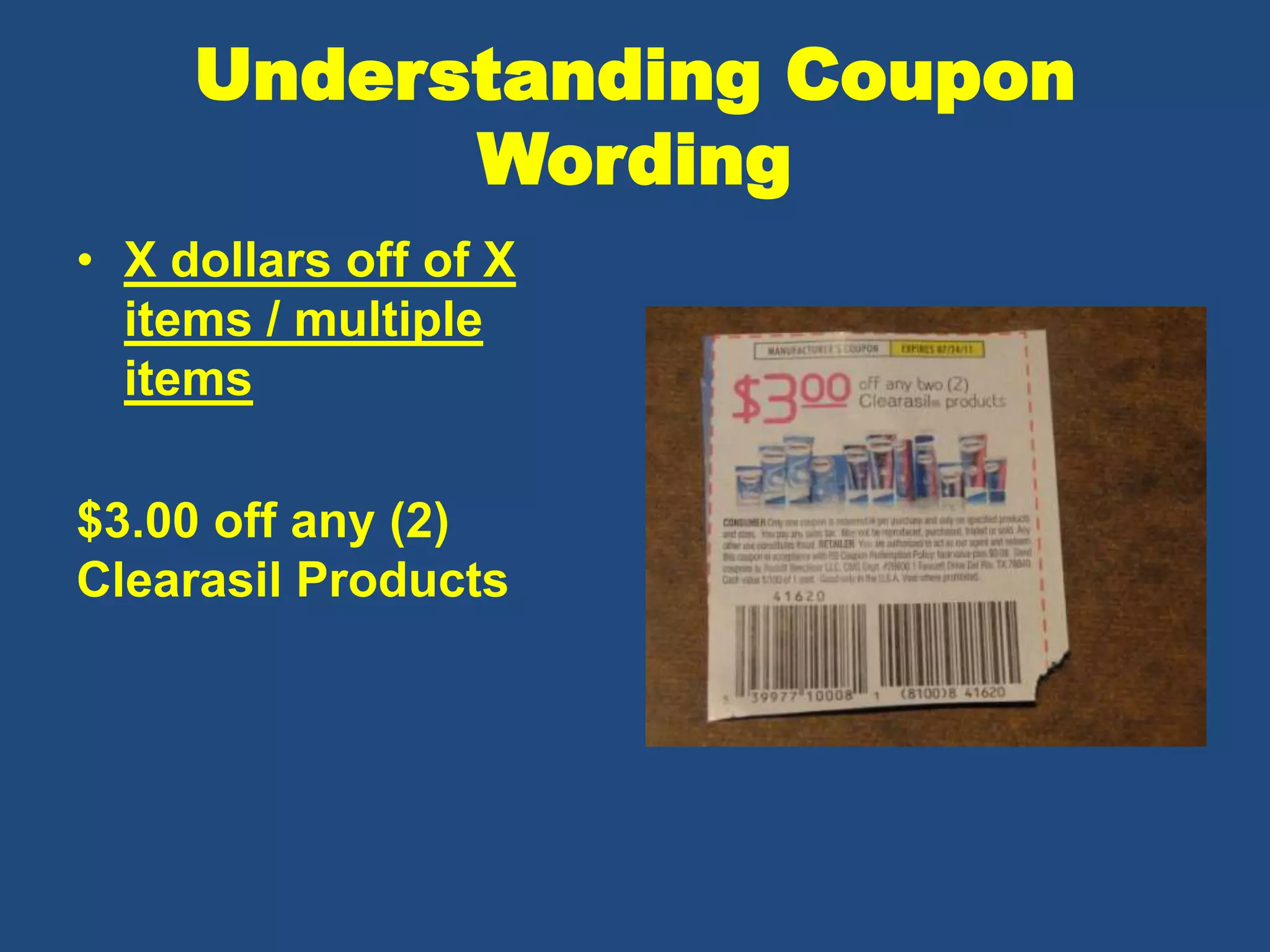 Couponing 101: Basic Couponing Powerpoint | PPTX