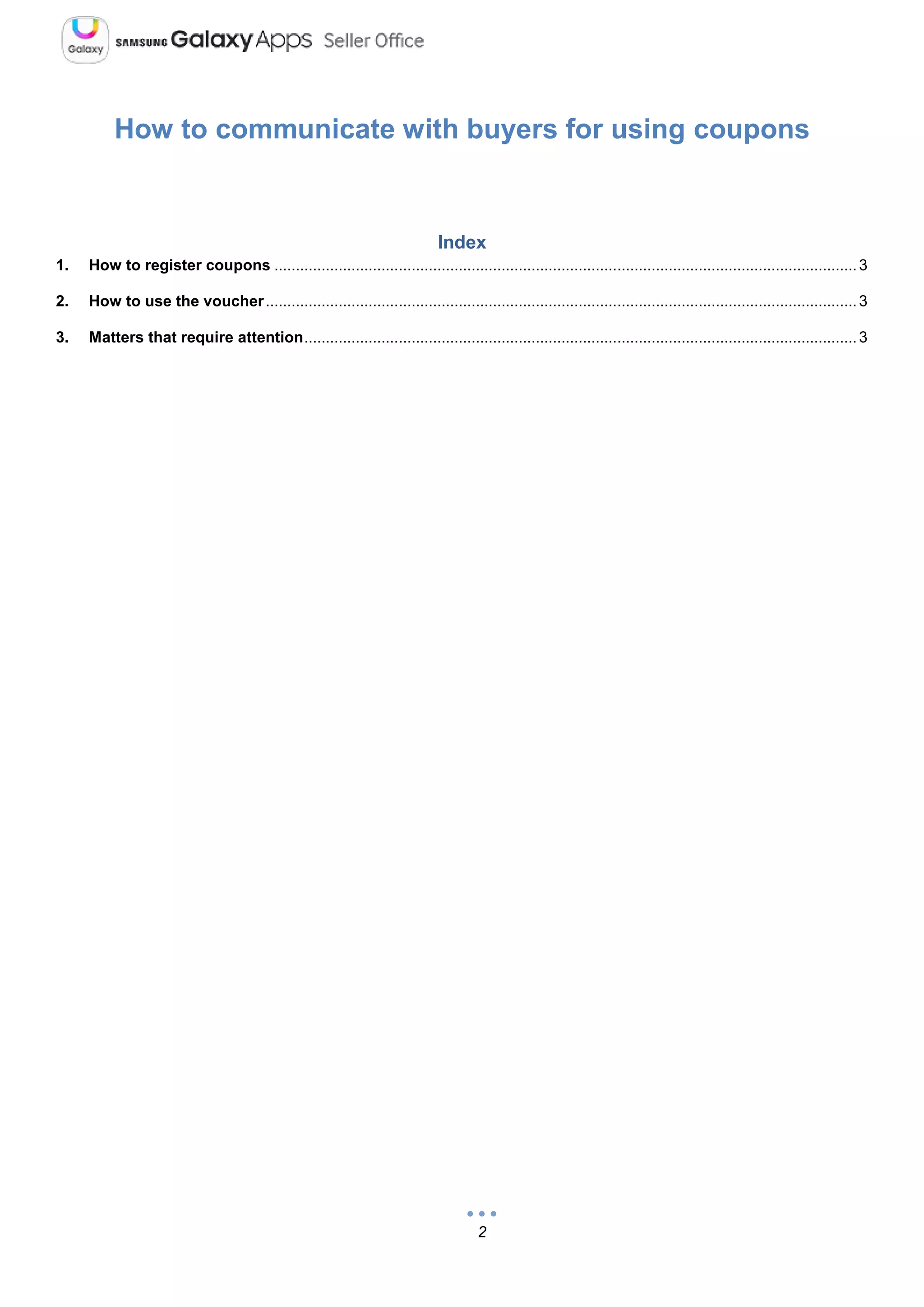 How to use coupons | PDF