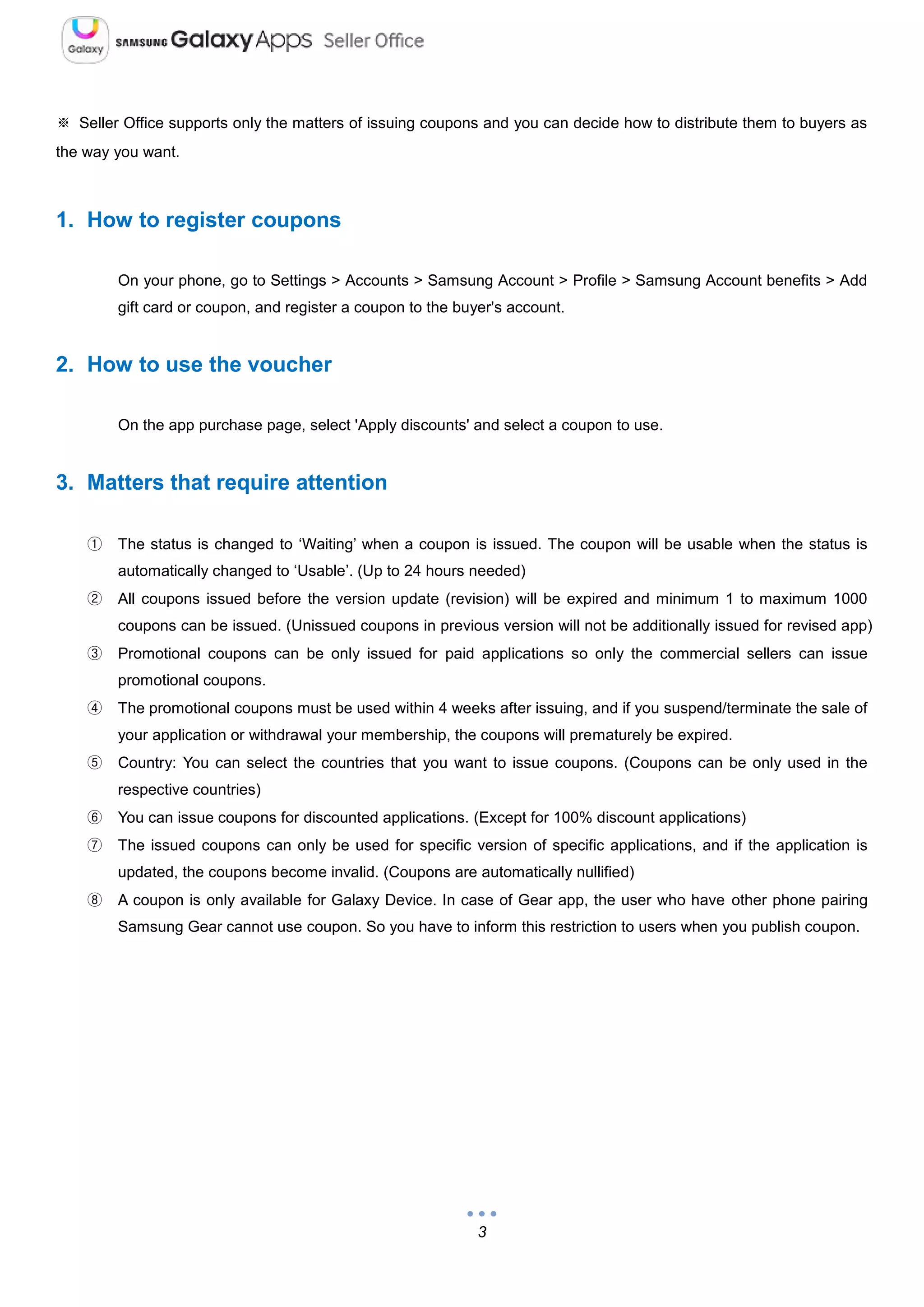 How to use coupons | PDF