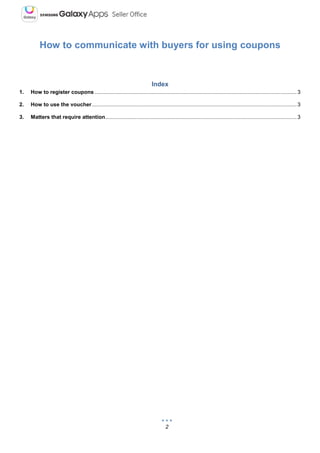 How to use coupons | PDF