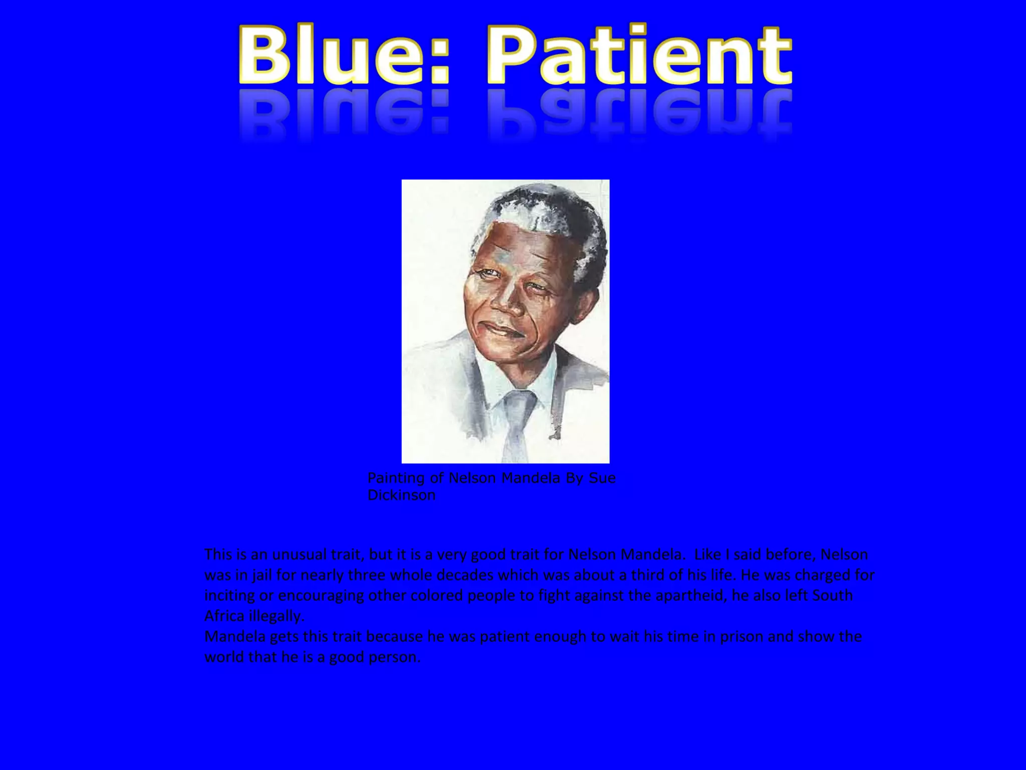 Nelson Mandela-Courage Project | PPT