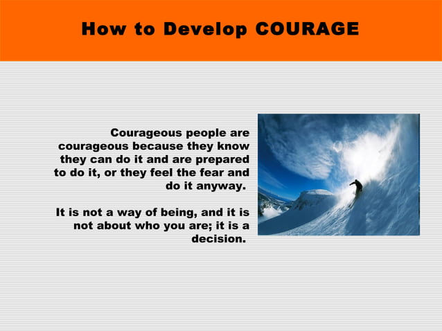 Courage | PPT