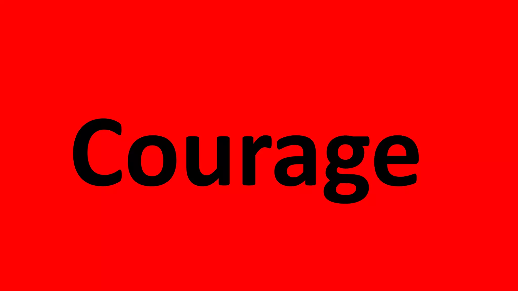 Courage | PDF