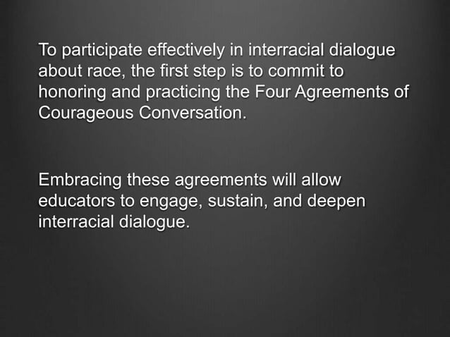 Courageous conversations protocol | PPTX