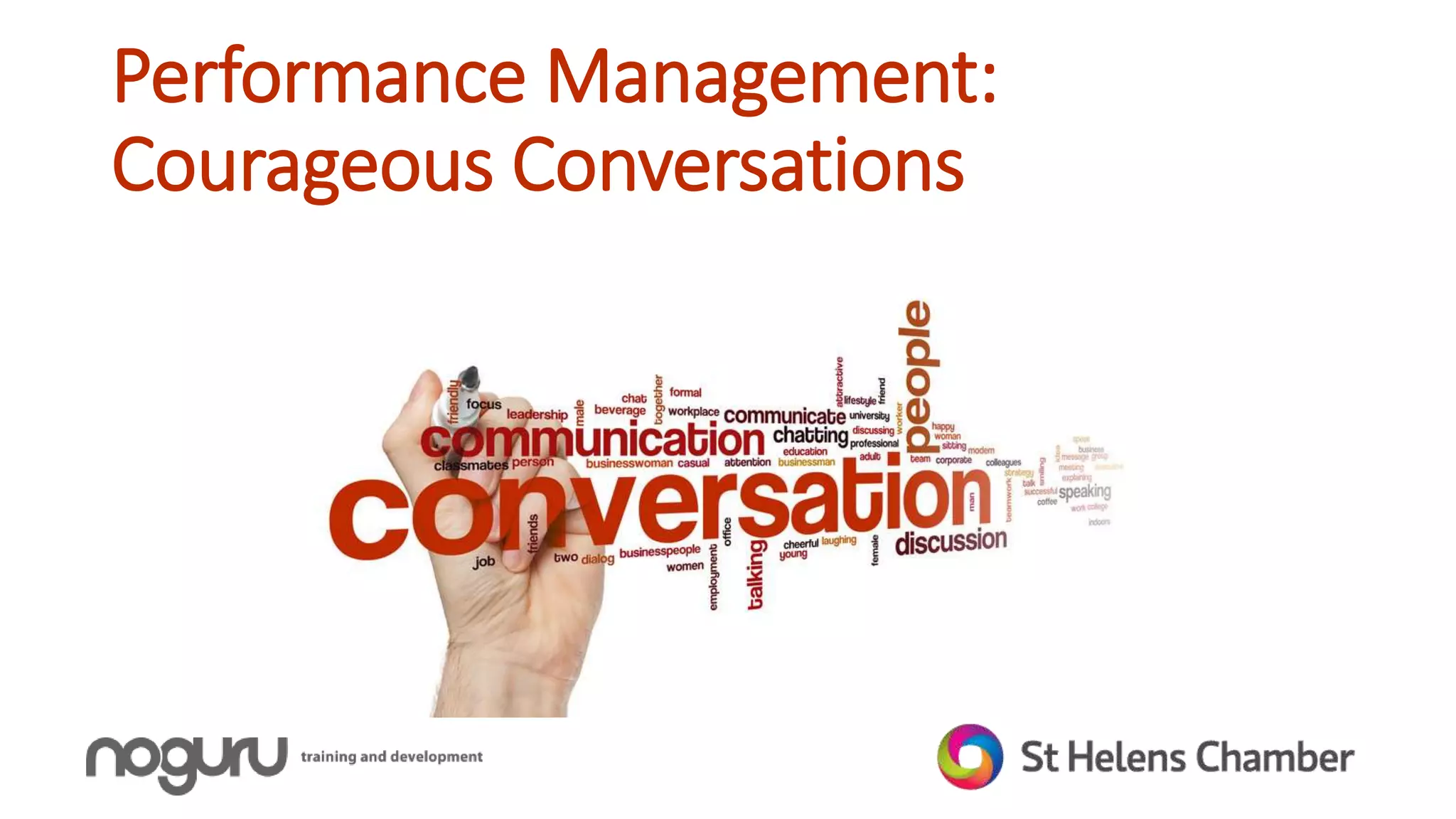 Courageous Conversations St Helens Chamber | PPTX