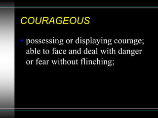 Courageous Stewardship | PPTX
