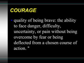 Courageous Stewardship | PPTX