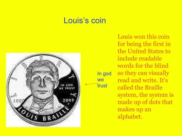 Louis Braille courage project | PPT