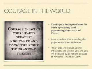 Courage to be a Christian | PDF